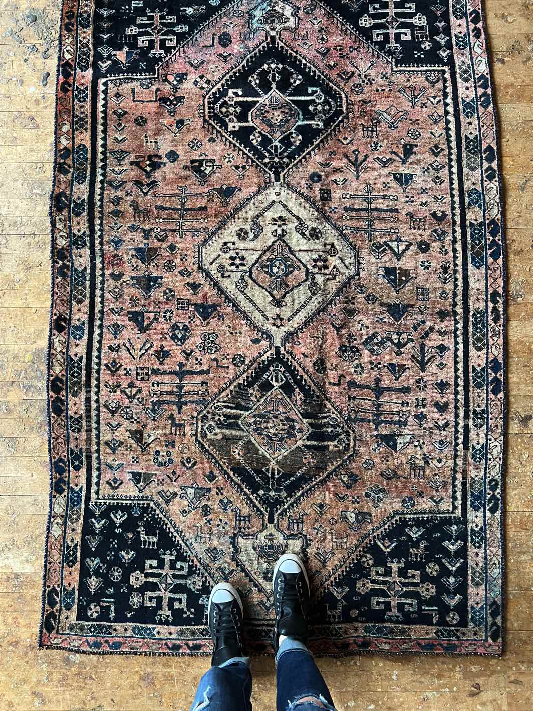 Vintage Persian area rug – Woven Kin Home