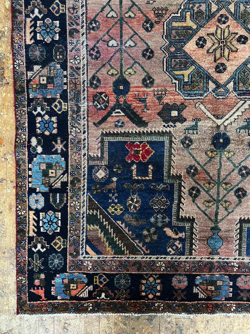 Antique Persian area rug – Woven Kin Home